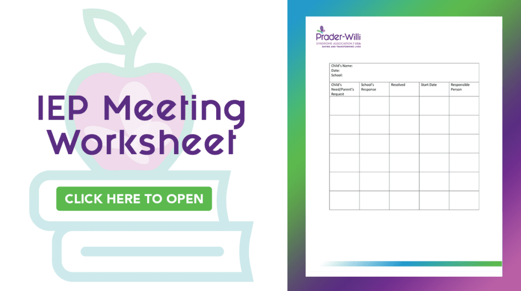 School Success: PWS Challenges and Solutions - Prader-Willi Syndrome ...