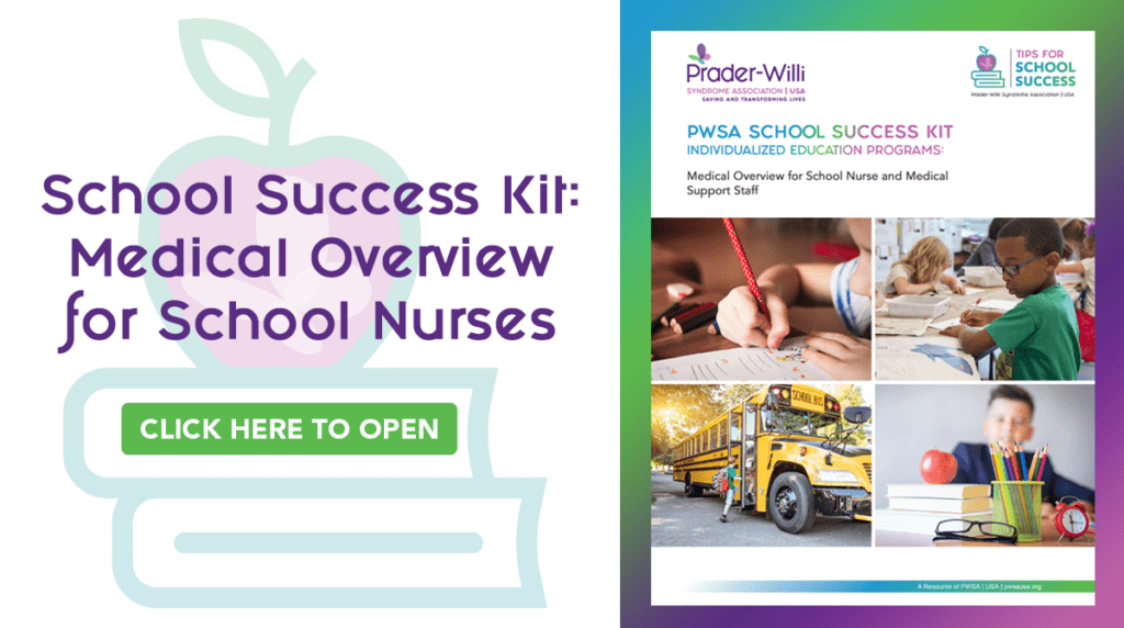 School Success: PWS Challenges and Solutions - Prader-Willi Syndrome ...