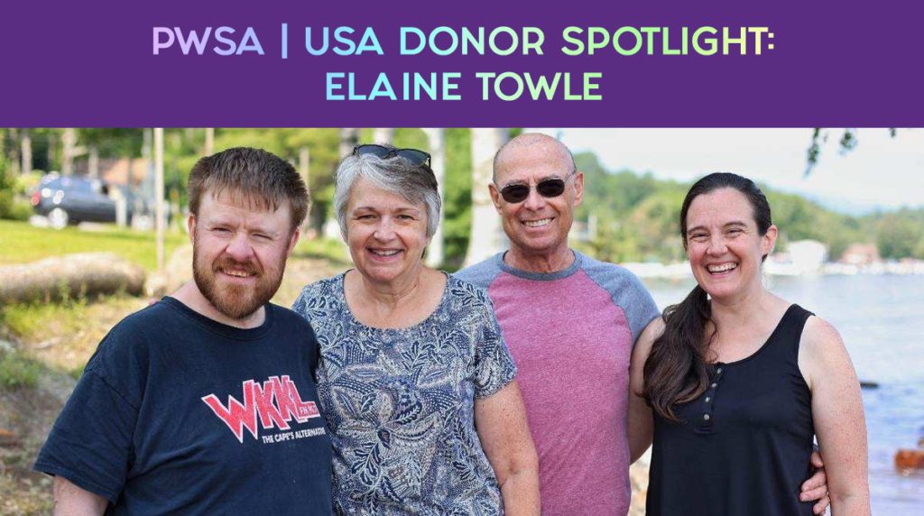 Donor Spotlight: Elaine Towle - Prader-Willi Syndrome Association | USA