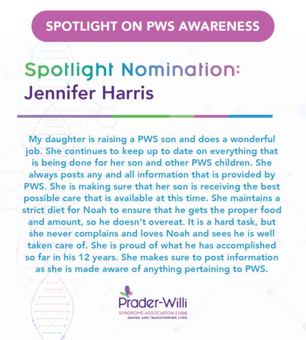 PWS Awareness Month - Prader-Willi Syndrome Association | USA