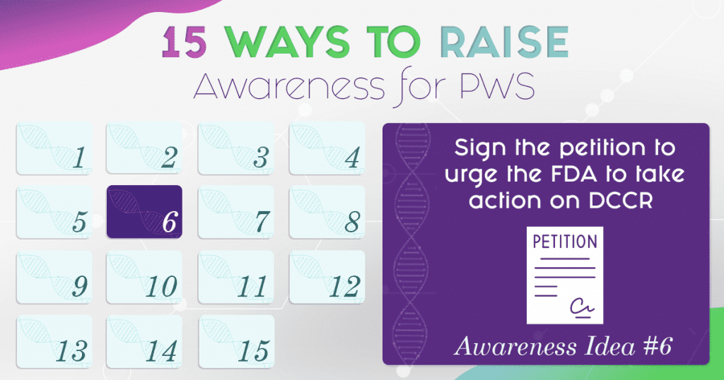 PWS Awareness Month - 15 Ways to Raise Awareness - Prader-Willi ...