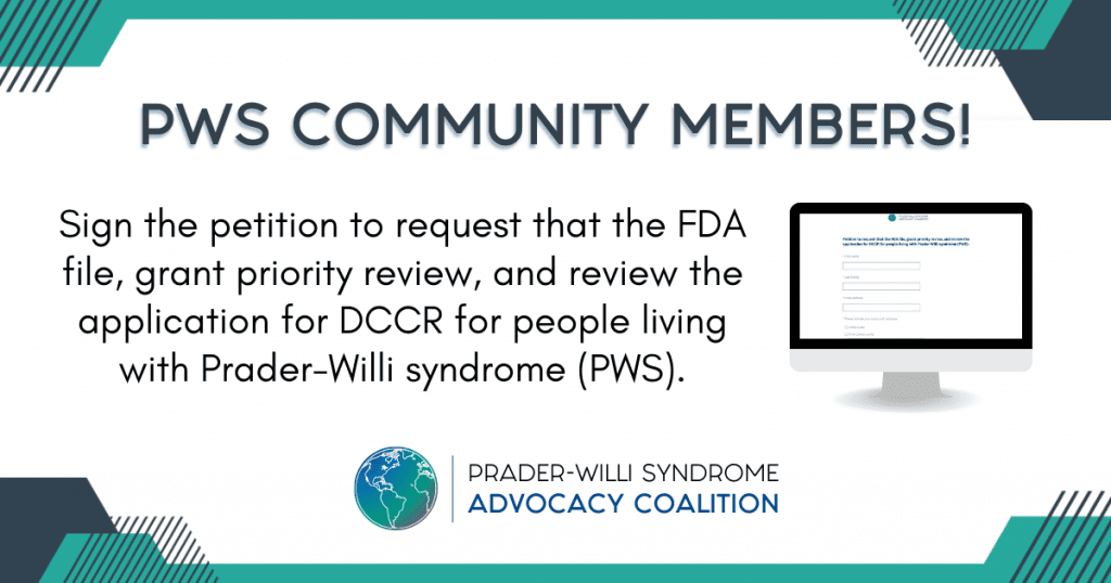 Calling All PWS Community Members: Sign the FDA Petition - Prader-Willi ...